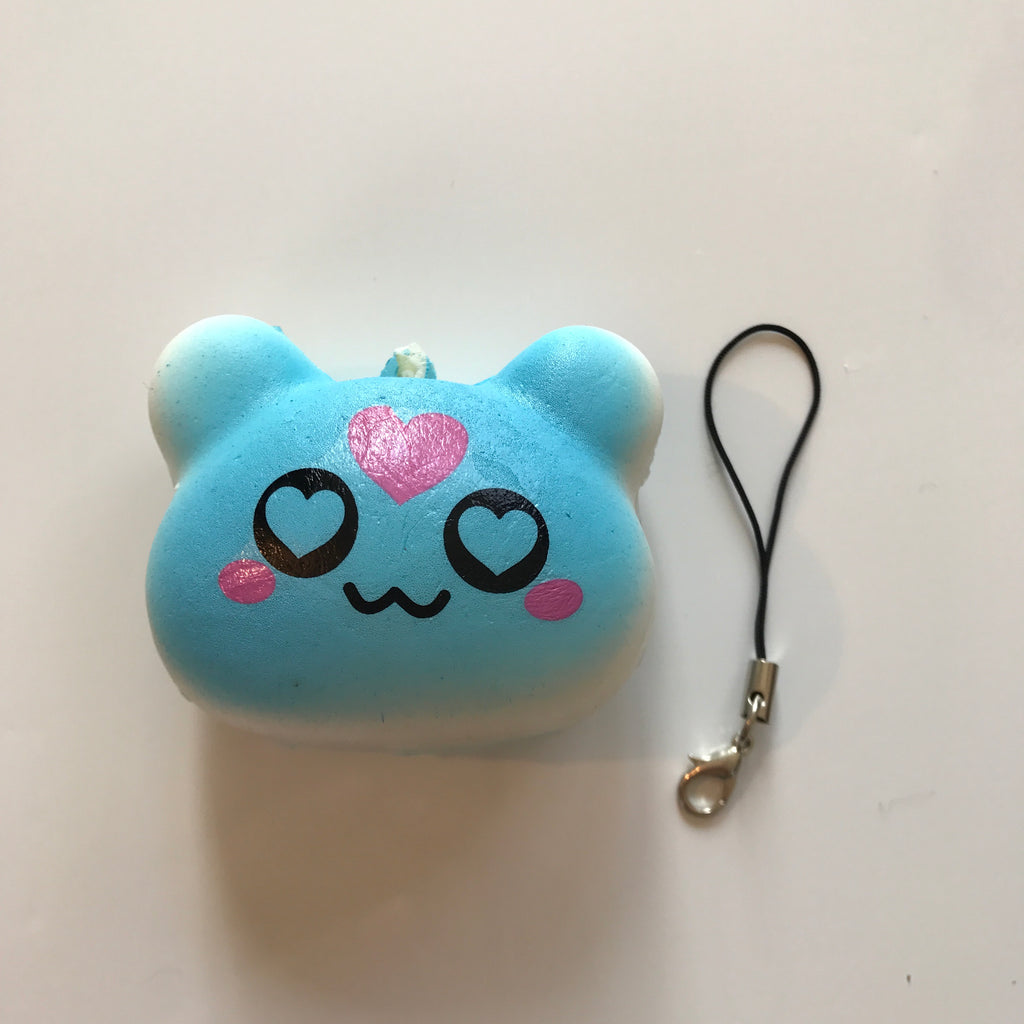 BLUE LOVE BEAR SQUISHY