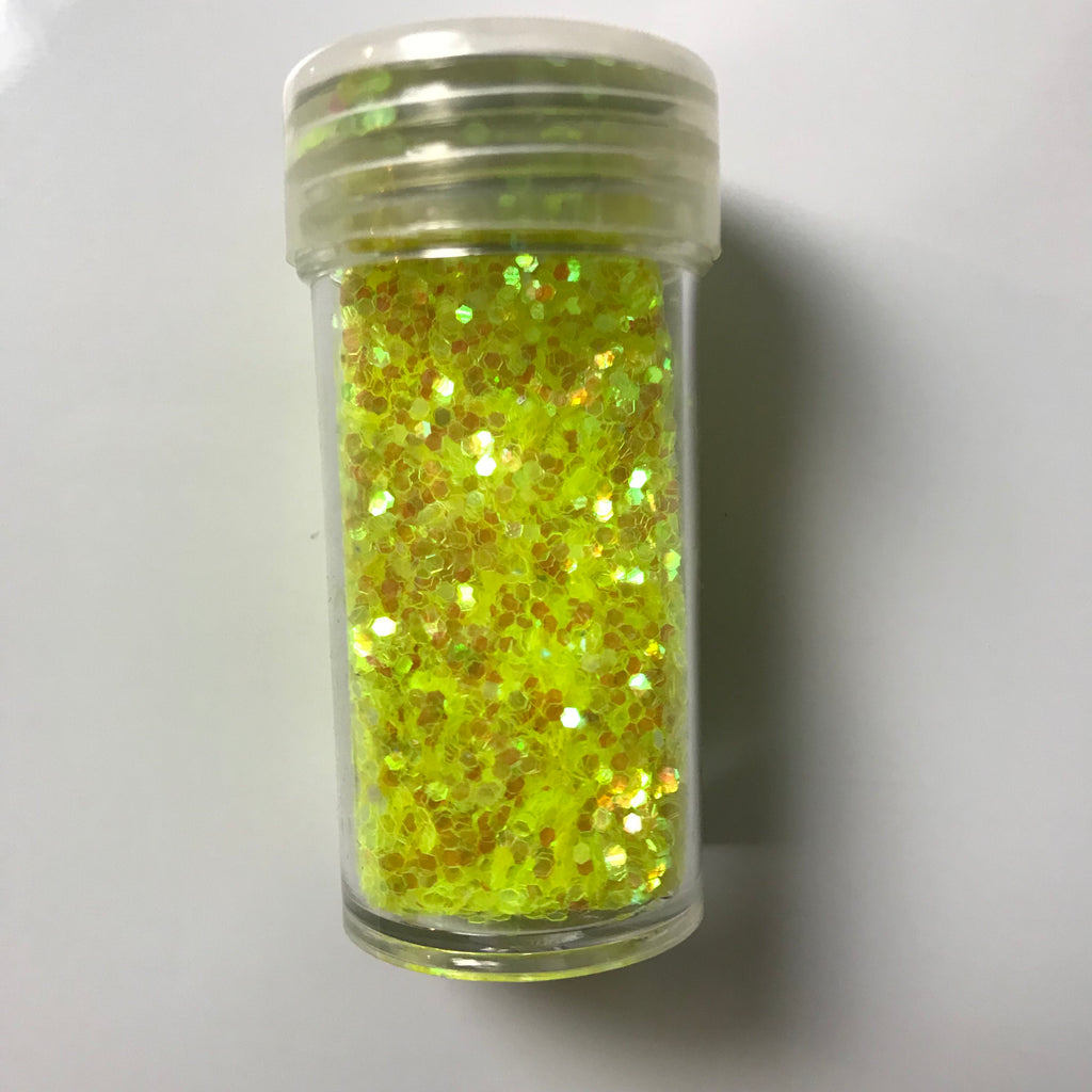 NEON YELLOW GLITTER